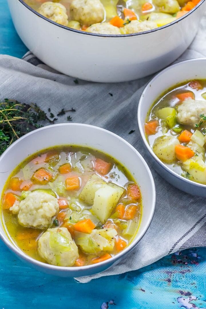 Vegetable Soup with Vegetarian Dumplings • The Cook Report
