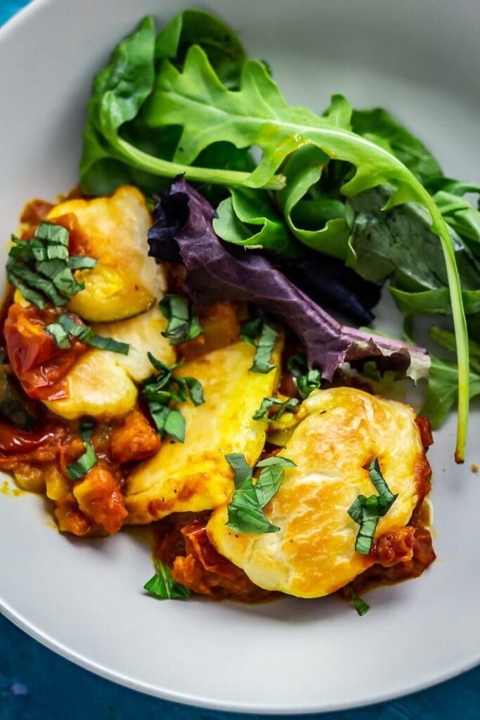 Tomato and Halloumi Bake • Halloumi Recipe • The Cook Report