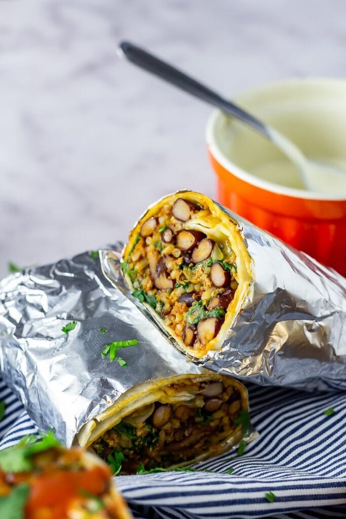 Vegetarian Breakfast Burrito Perfect for Meal Prep • The Cook Report