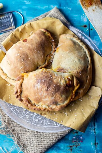 Roasted Vegetable Calzone with Artichokes • The Cook Report
