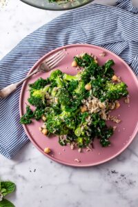 Winter Broccoli & Wild Rice Salad with Chickpeas • The Cook Report