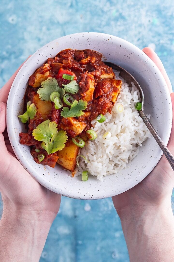 Spicy Halloumi Curry with Potato • The Cook Report