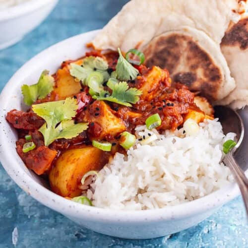 Spicy Halloumi Curry with Potato • The Cook Report