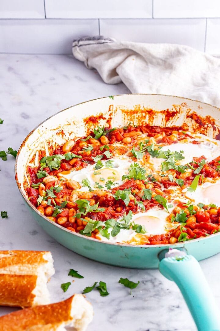 Breakfast Skillet with Spicy Beans • The Cook Report