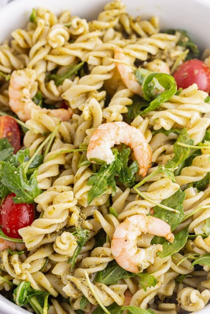 Pesto Pasta Salad with Prawns • The Cook Report