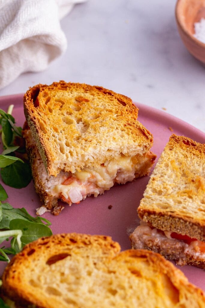 Prawn Sandwich with Melty Cheese & Tomato • The Cook Report