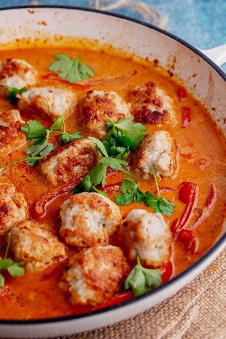 Meatball Curry with Creamy Coconut Sauce • The Cook Report