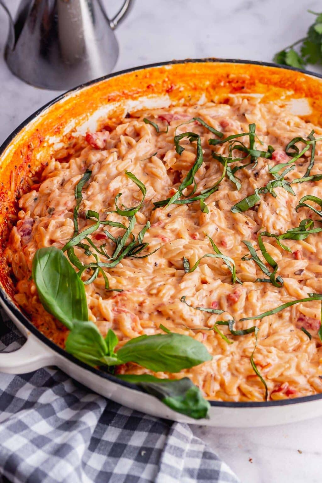 Orzo Risotto with Tomato & Mascarpone • The Cook Report