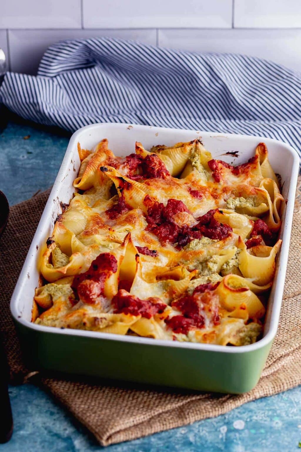 Pesto Pasta Bake with Giant Shells • The Cook Report