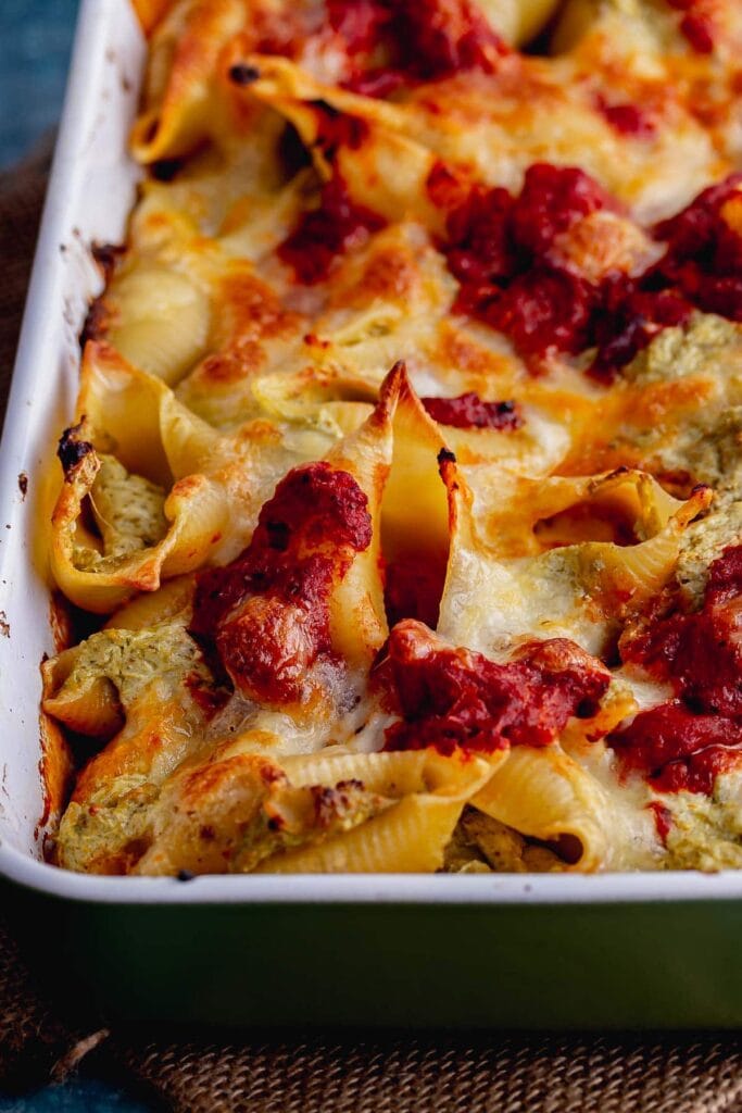 Pesto Pasta Bake with Giant Shells • The Cook Report