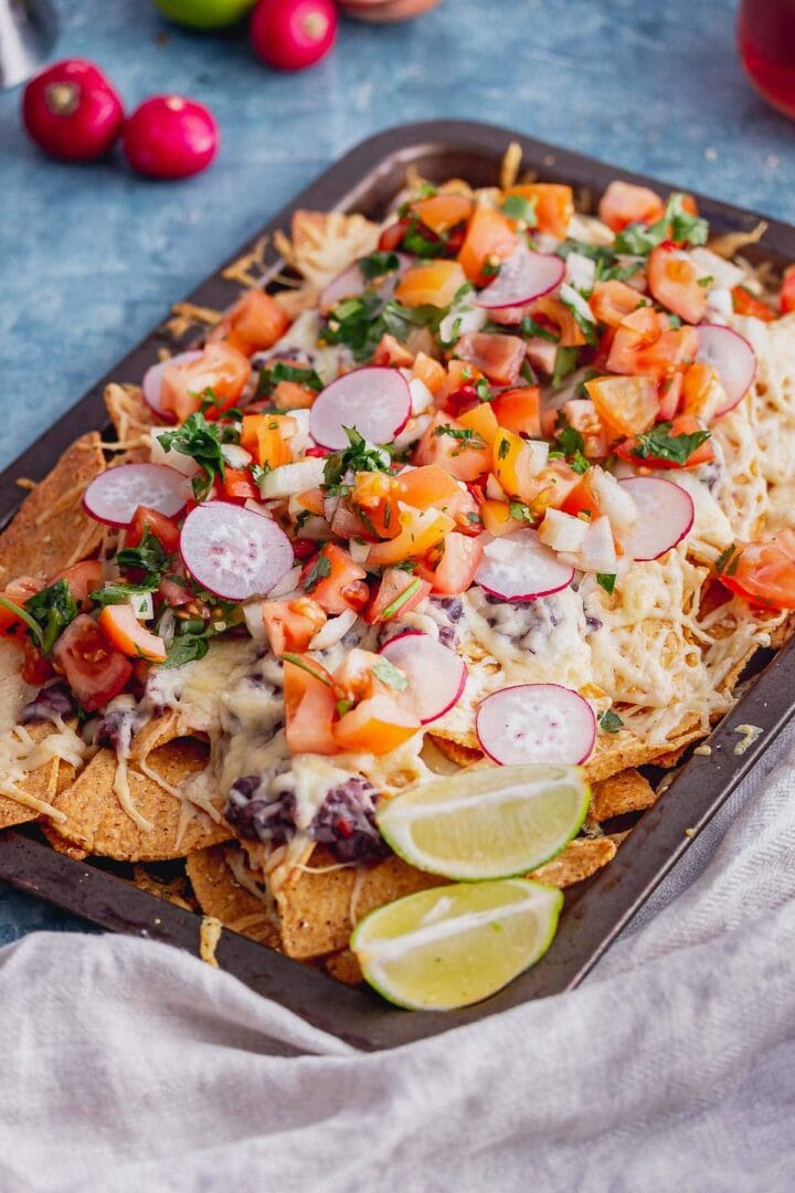 Veggie Nachos with Black Beans • The Cook Report