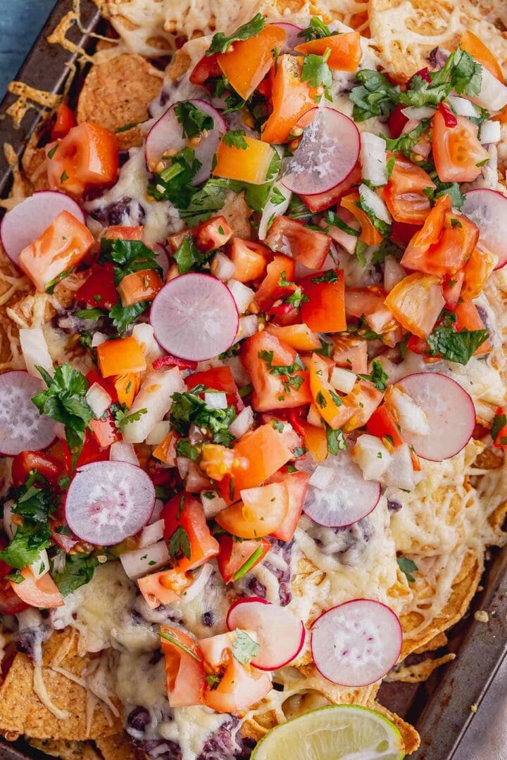 Veggie Nachos with Black Beans • The Cook Report