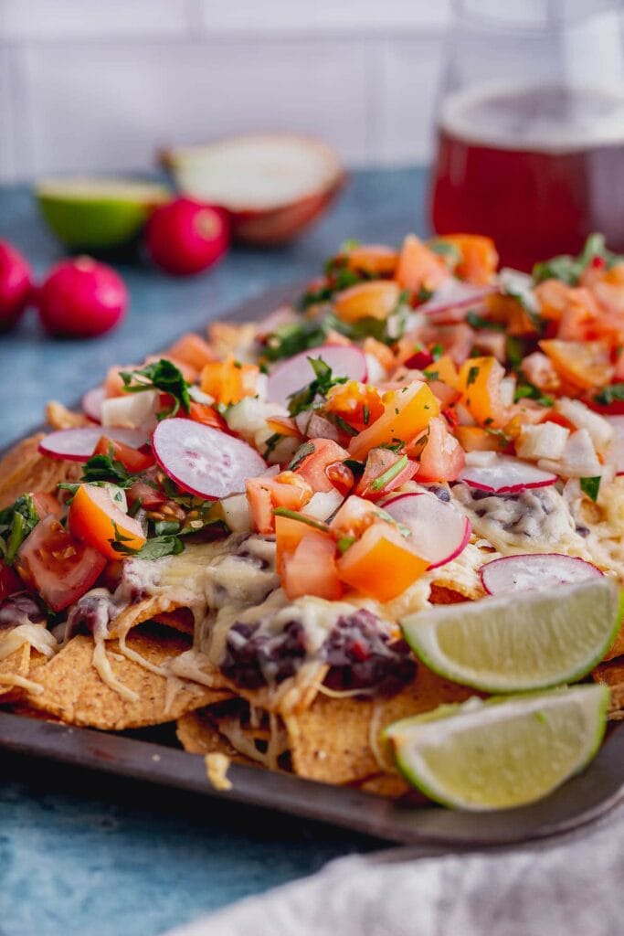 Veggie Nachos with Black Beans • The Cook Report