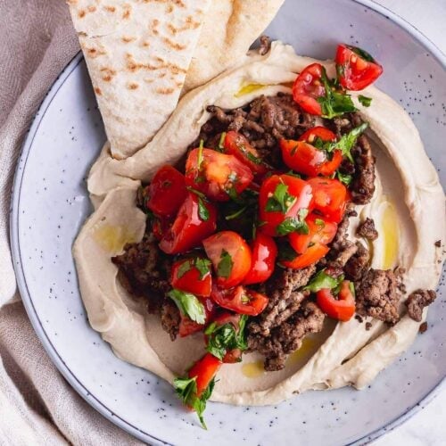 Spiced Beef Hummus Bowls • The Cook Report