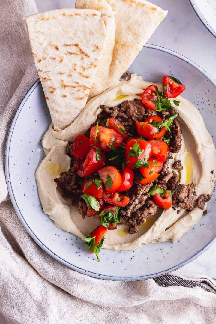 Spiced Beef Hummus Bowls • The Cook Report