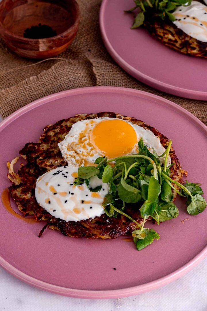 Halloumi & Potato Cake with Fried Eggs • The Cook Report