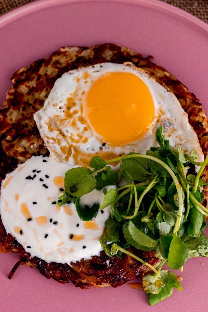 Halloumi & Potato Cake with Fried Eggs • The Cook Report