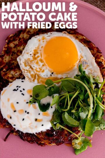 Halloumi & Potato Cake with Fried Eggs • The Cook Report