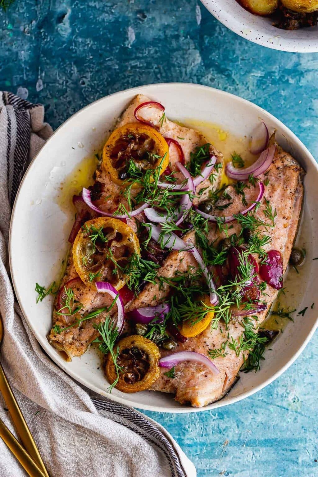 Buttery Baked Trout with Capers & Dill • The Cook Report