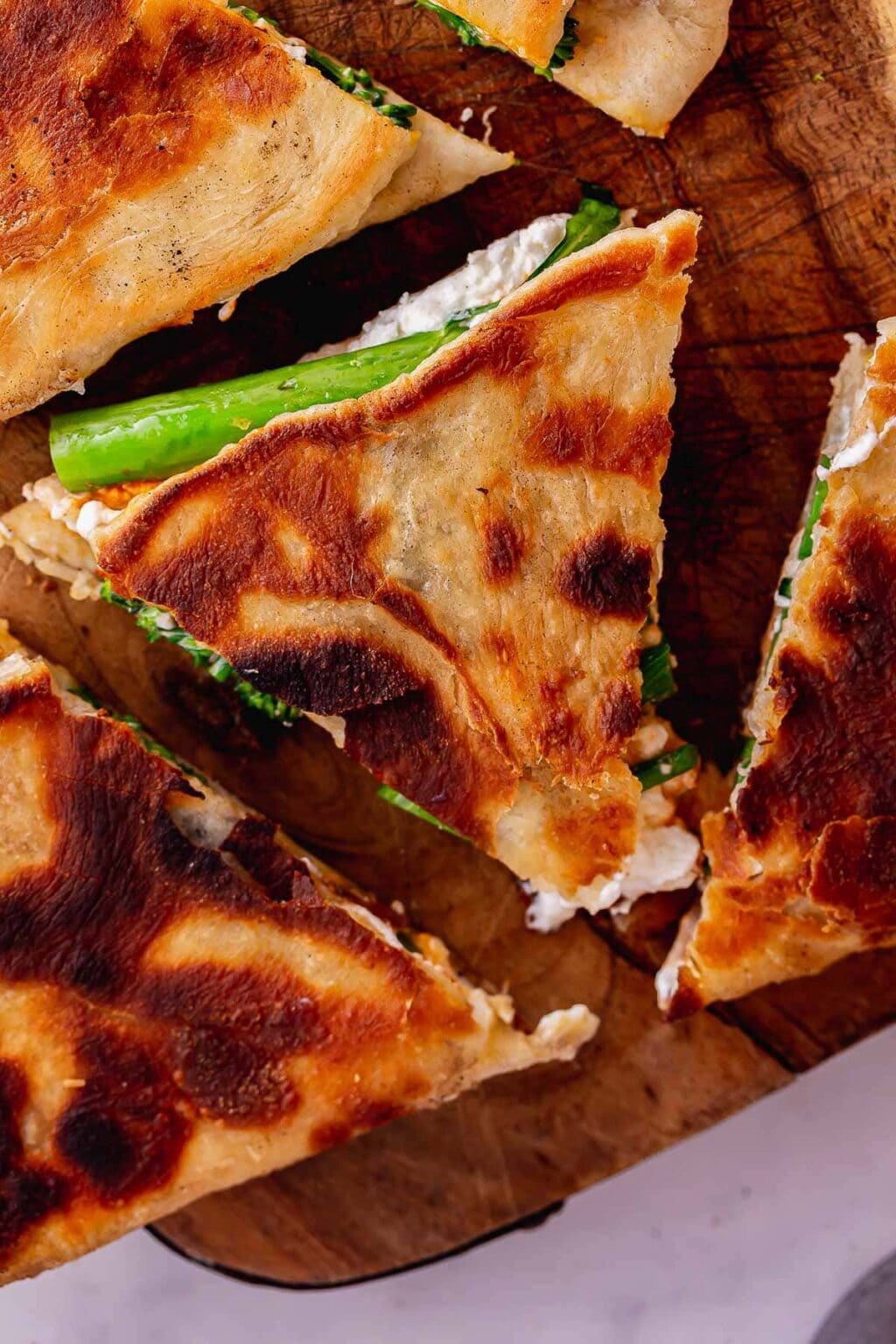 Flatbreads with Feta & Broccoli • The Cook Report