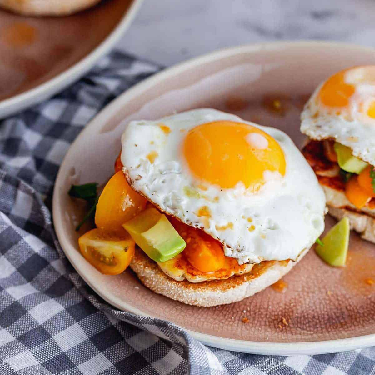 Halloumi Breakfast Bowl with Salad • The Cook Report