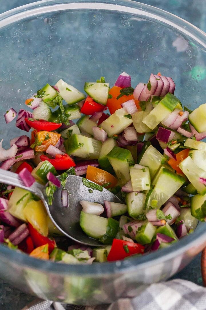 Halloumi Breakfast Bowl with Salad • The Cook Report