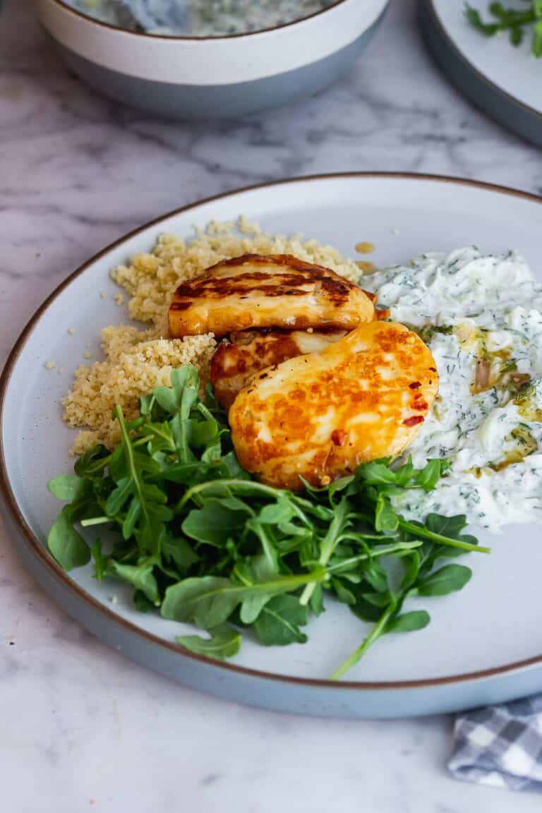 Honey Glazed Halloumi with Chilli & Tzatziki • The Cook Report