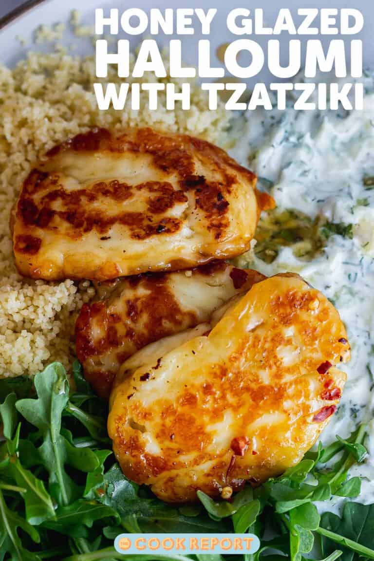 Honey Glazed Halloumi with Chilli & Tzatziki • The Cook Report