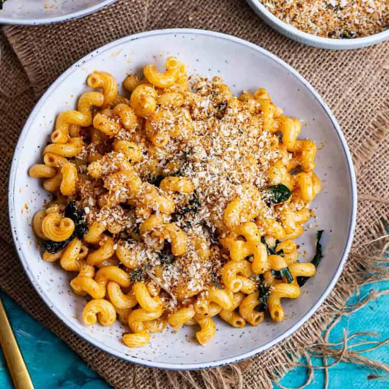 Nduja Pasta with Wilted Greens & Herby Breadcrumbs • The Cook Report